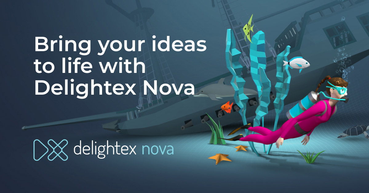 Delightex Nova – Create & share interactive 3D experiences