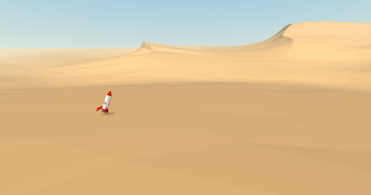 Delightex :: Example Blockly: Rocket push