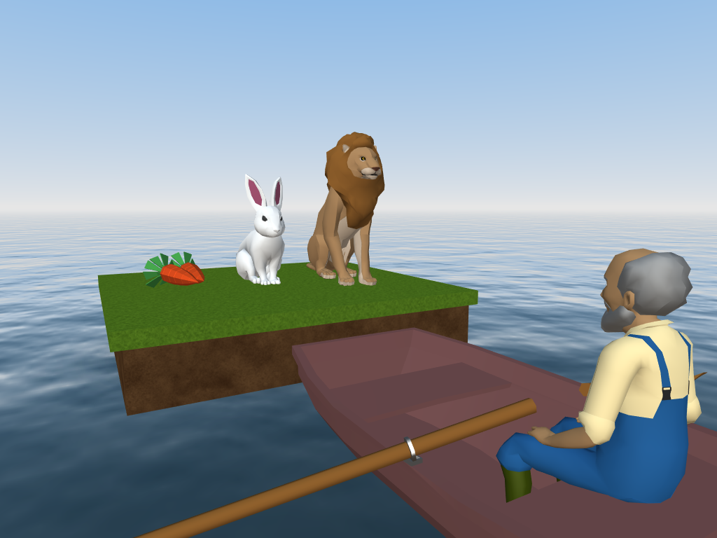 Delightex :: Lion, Rabbit, Carrot