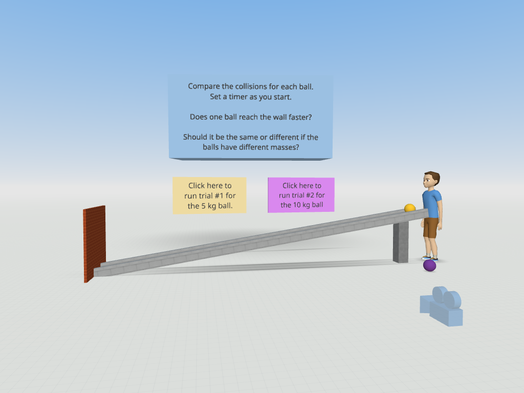 Delightex Edu :: Rolling ball experiment