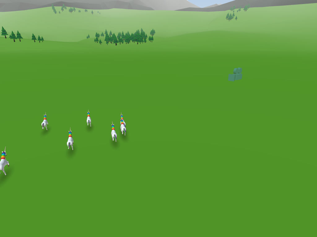 Delightex Edu :: Dances with Unicorns - Camera flyover