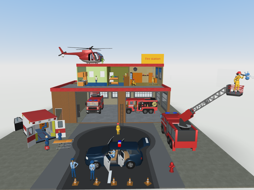 Delightex :: Firefighter station