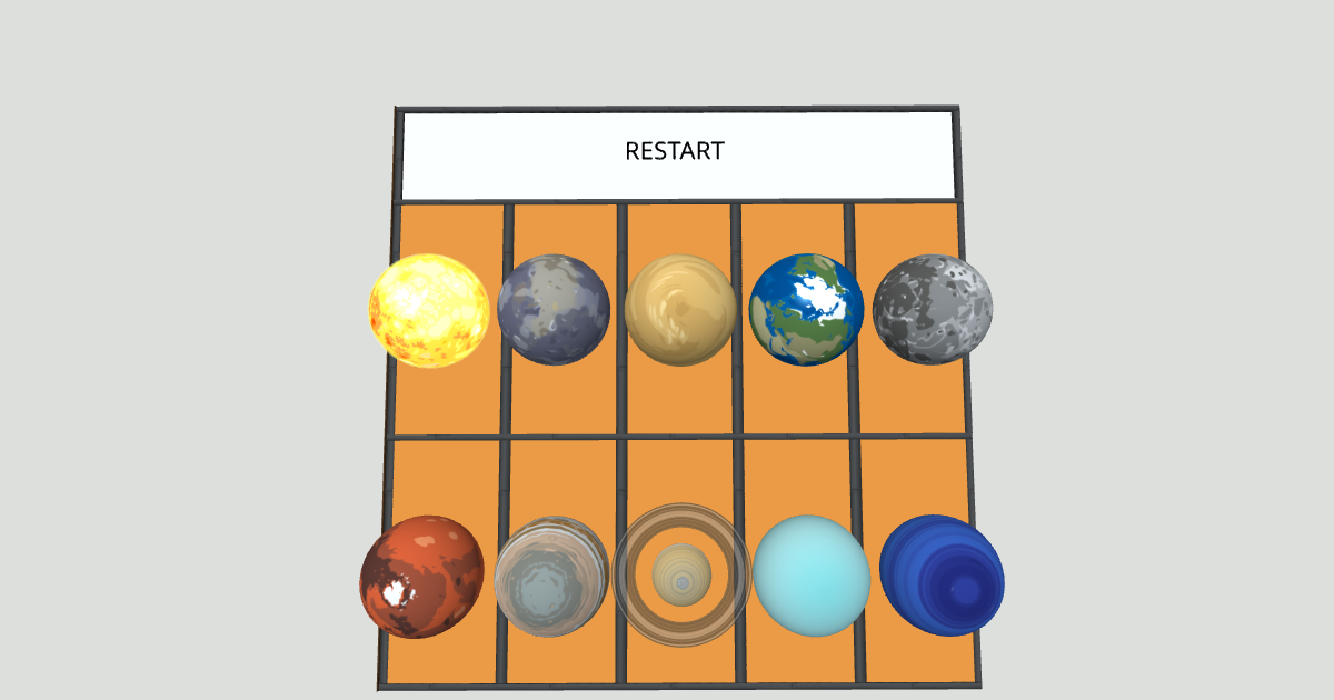Delightex :: Solar System Information Table. Daniel Yubero