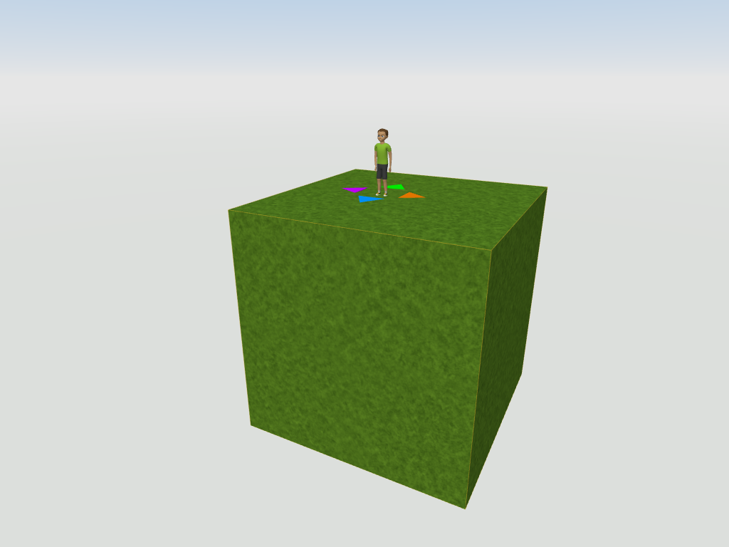 Delightex Edu :: Walk along mergeCube Example 2