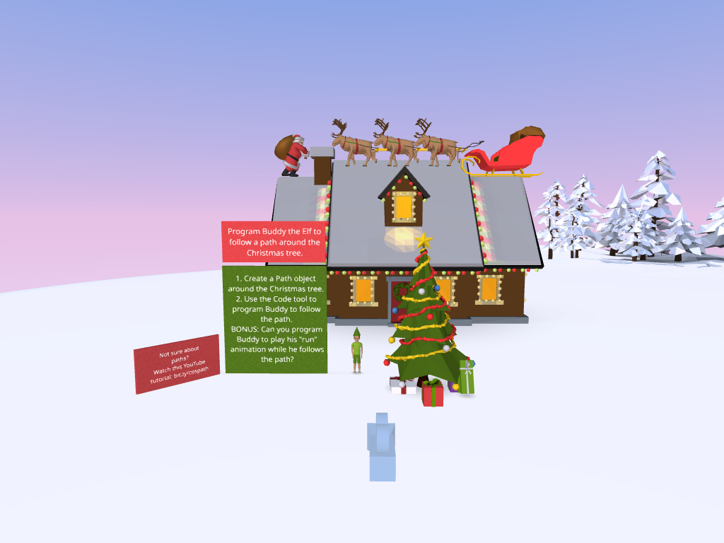 Delightex :: Hour of Code: Christmas CoBlocks Challenge