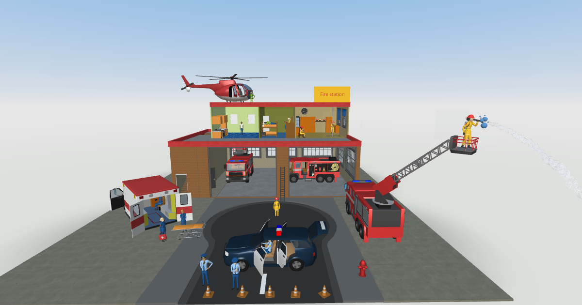 Delightex :: Firefighter station