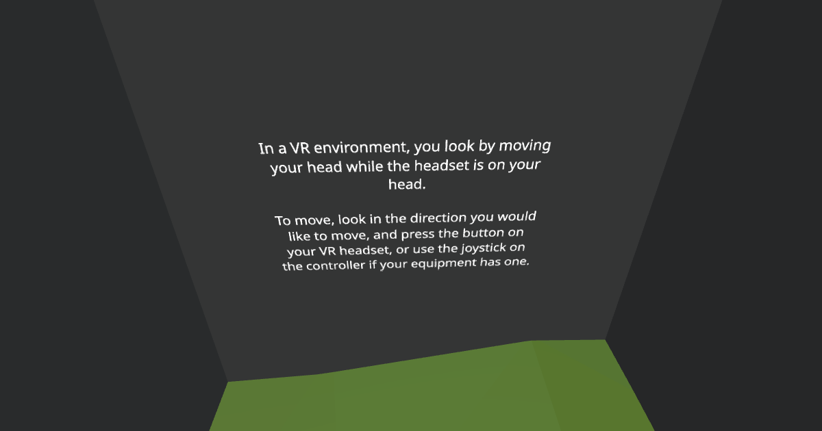 Delightex :: Tutorial (VR)